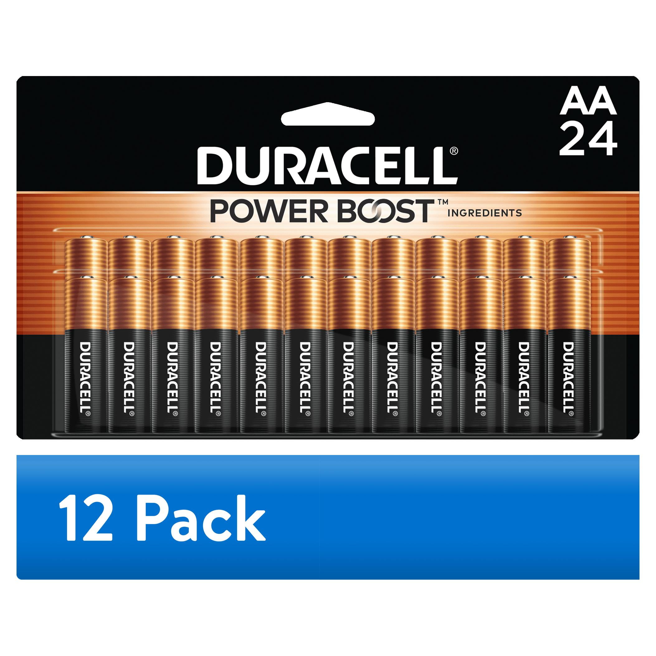 (12 pack) Duracell 1.5V Coppertop Alkaline AA Batteries 24 Pack ...