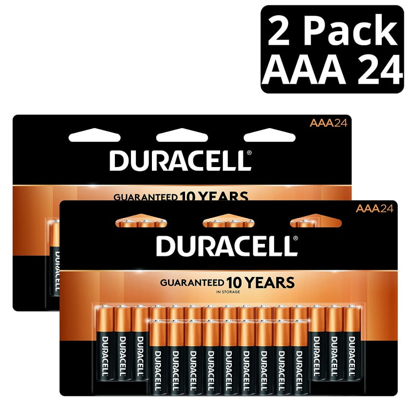 Duracell Coppertop Alkaline, AAA Batteries, 48 Count (2 X 24 Packs ...