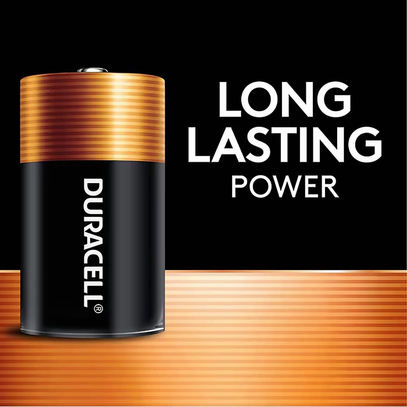 Duracell Coppertop D Batteries, 10 Count Pack, D Battery with Long ...