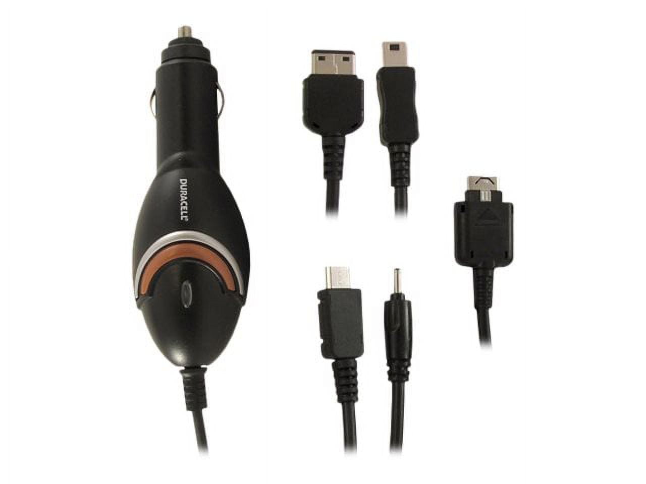 Duracell DU5218 - Car power adapter - 500 mA (cellular phone connector ...