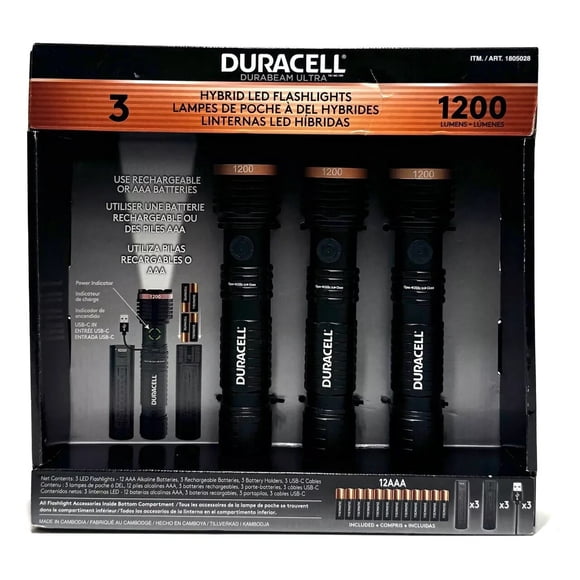 Rechargeable Flashlight Batteries