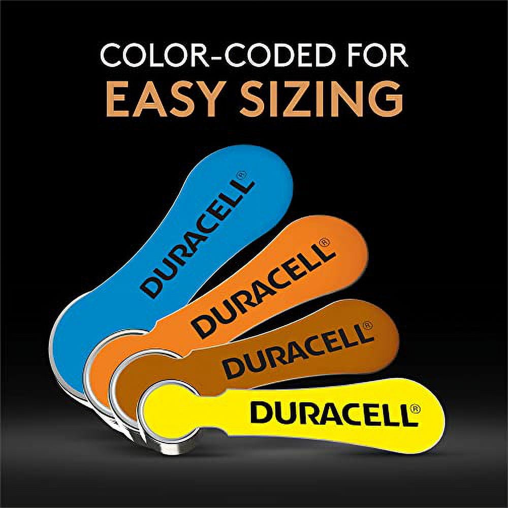 Duracell Hearing Aid Batteries Blue Size 675, 12 Count Pack, 675A Size ...