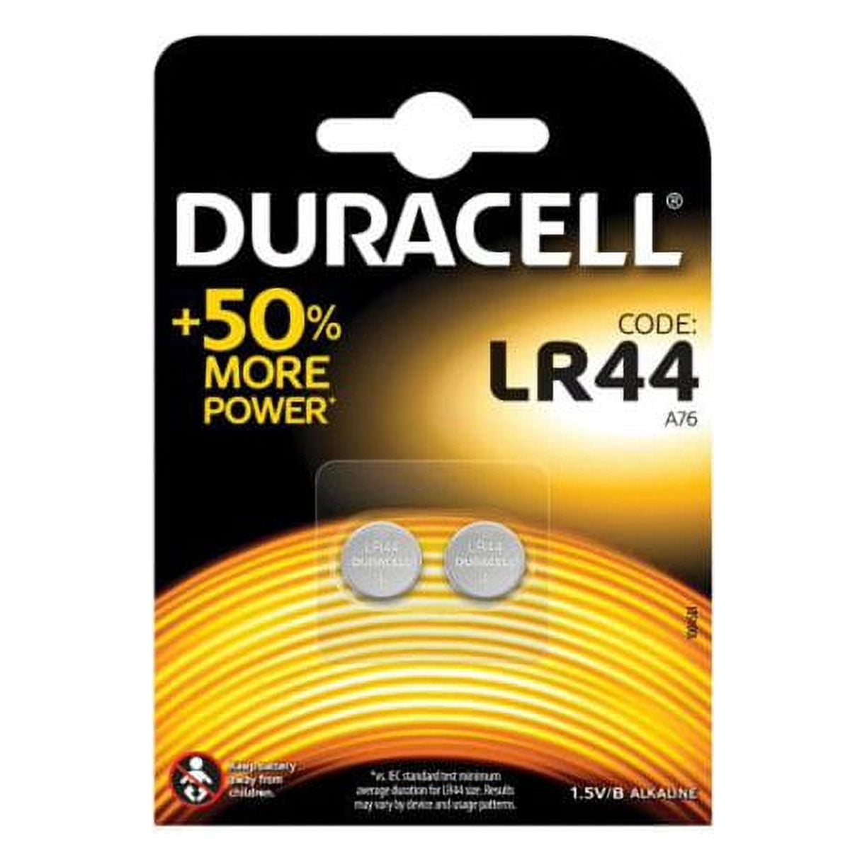 Duracell - LR44 A76 Button Battery (Pack 2) - Walmart.com