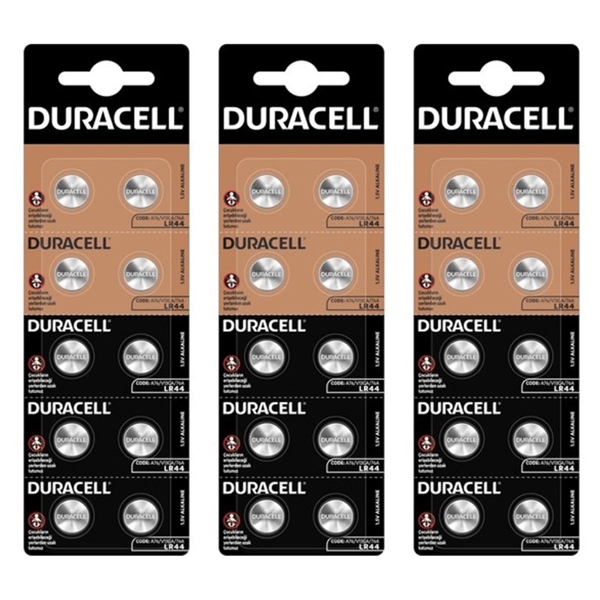 Duracell LR44 Duralock 1.5V Button Cell Battery, ( 30 Count ) - Walmart.com