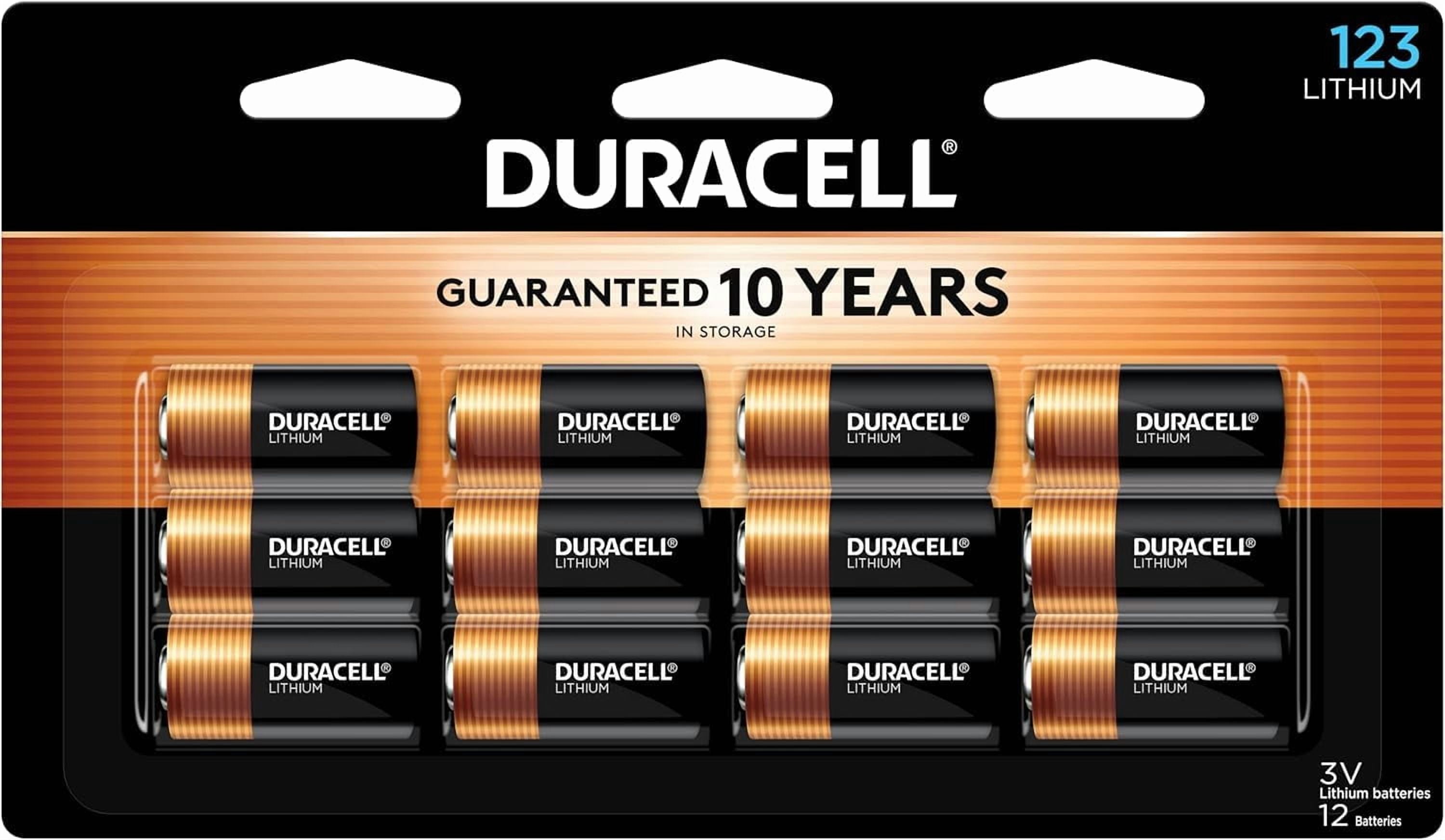 Duracell Large Pack High Power Lithium 123 3V Battery, 12 PK Model ...