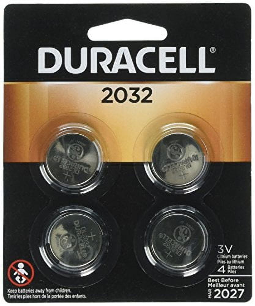 Duracell Lithium 2032 3 volt Security and Electronic Battery 4 pk - Walmart.com