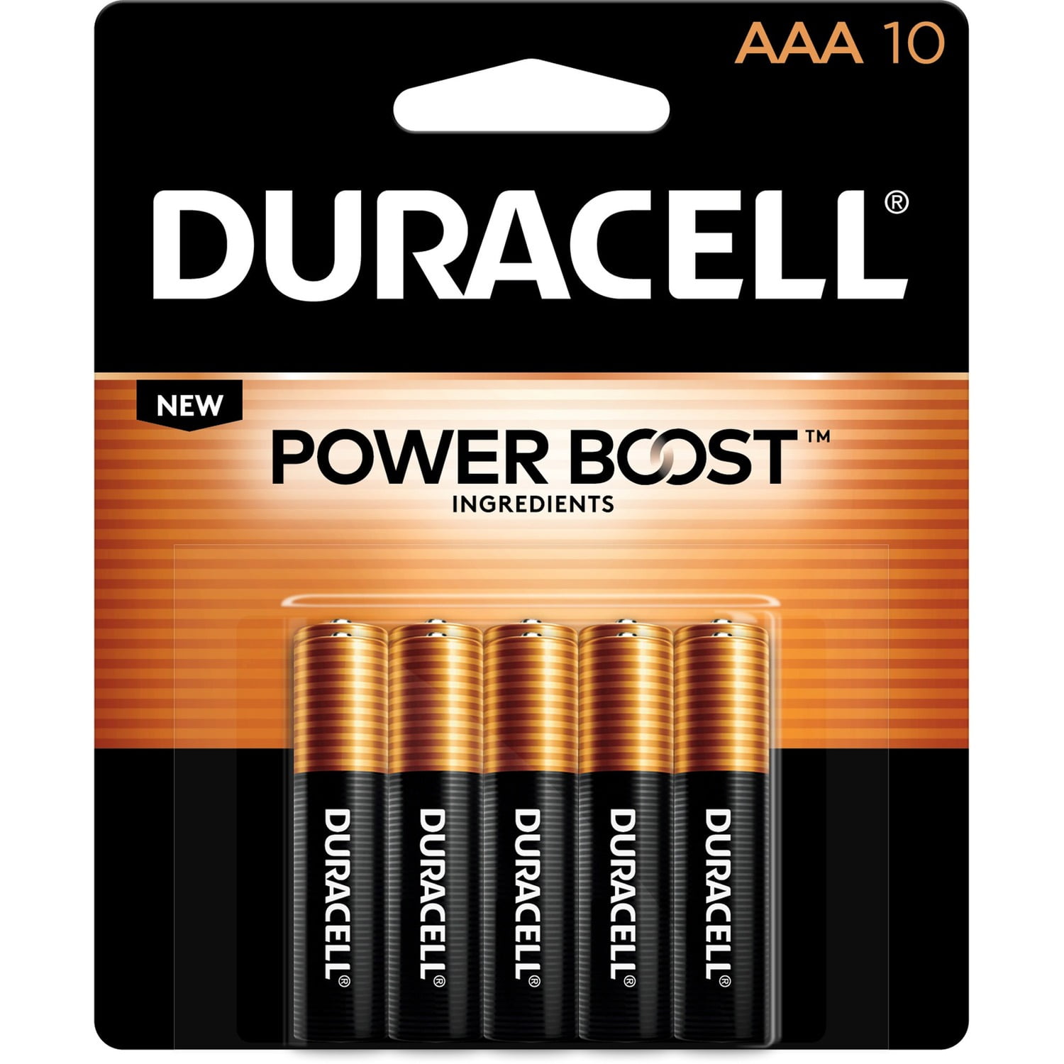 Duracell CopperTop AAA Alkaline Battery 1.5V 10 pack for Toys Remote Controls Flashlights Walmart