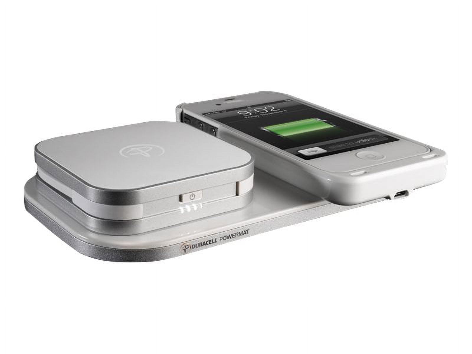 Duracell Powermat - Wireless charging pad + receiver - white - Walmart.com