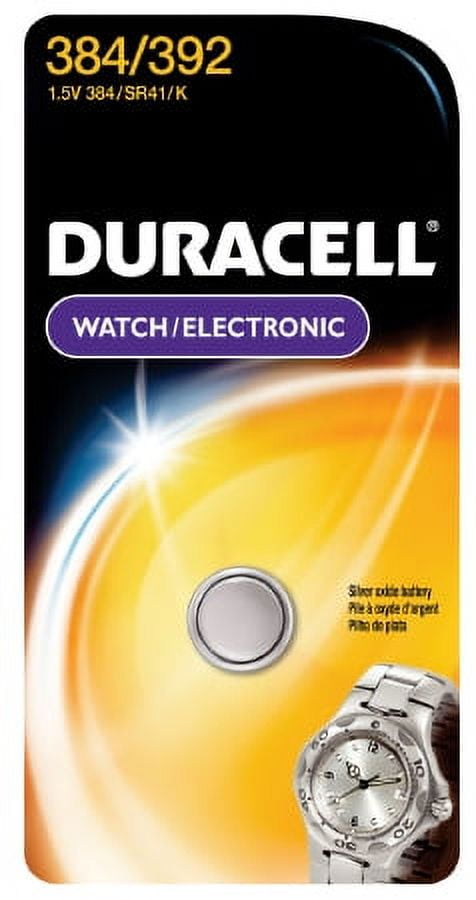 Duracell Silver Oxide Battery 384/392 Cell 1.5V Disposable Pack of 36 ...