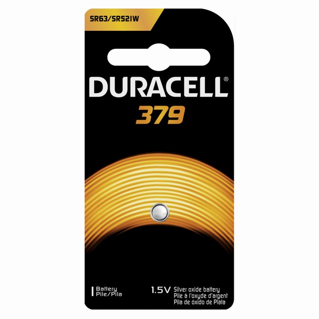 Duracell 379 Silver Oxide Button Cell Batteries for Office - Walmart ...