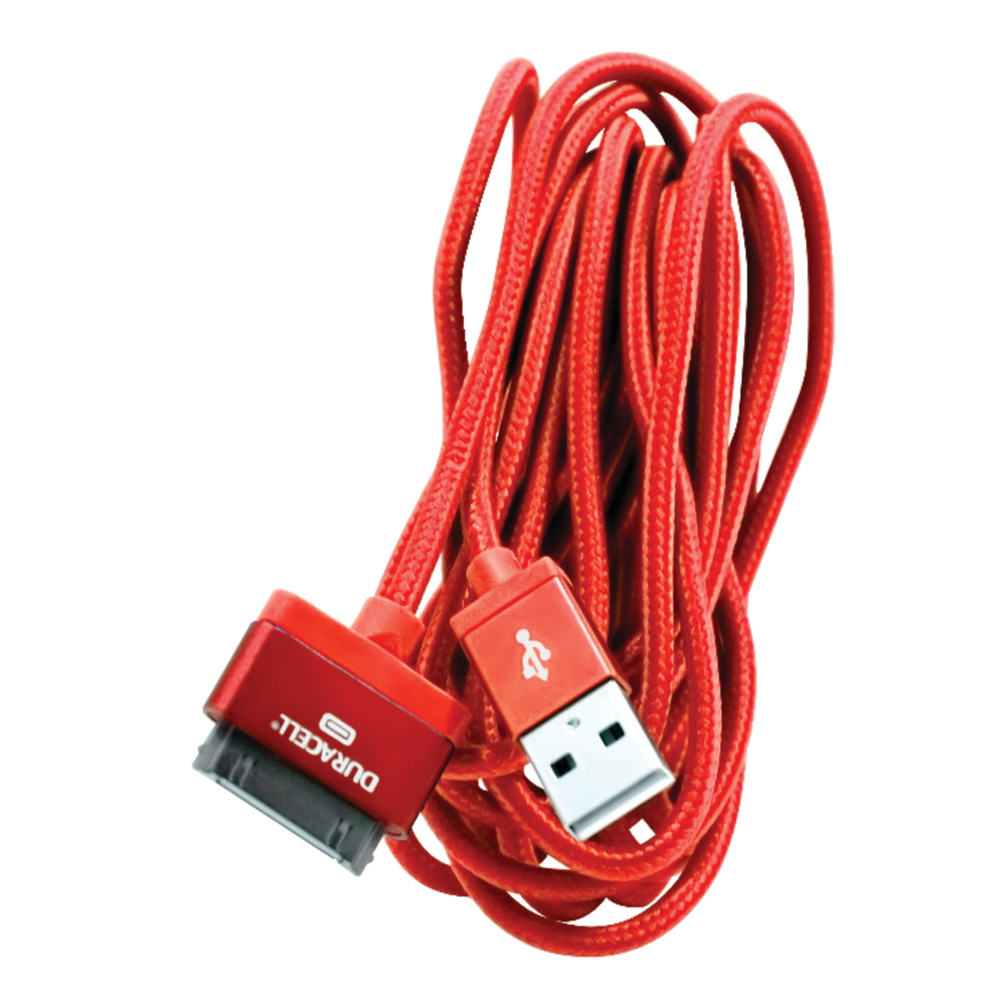 Duracell® Sync & Charge 30-Pin USB Cable, 10', Pink - Walmart.com