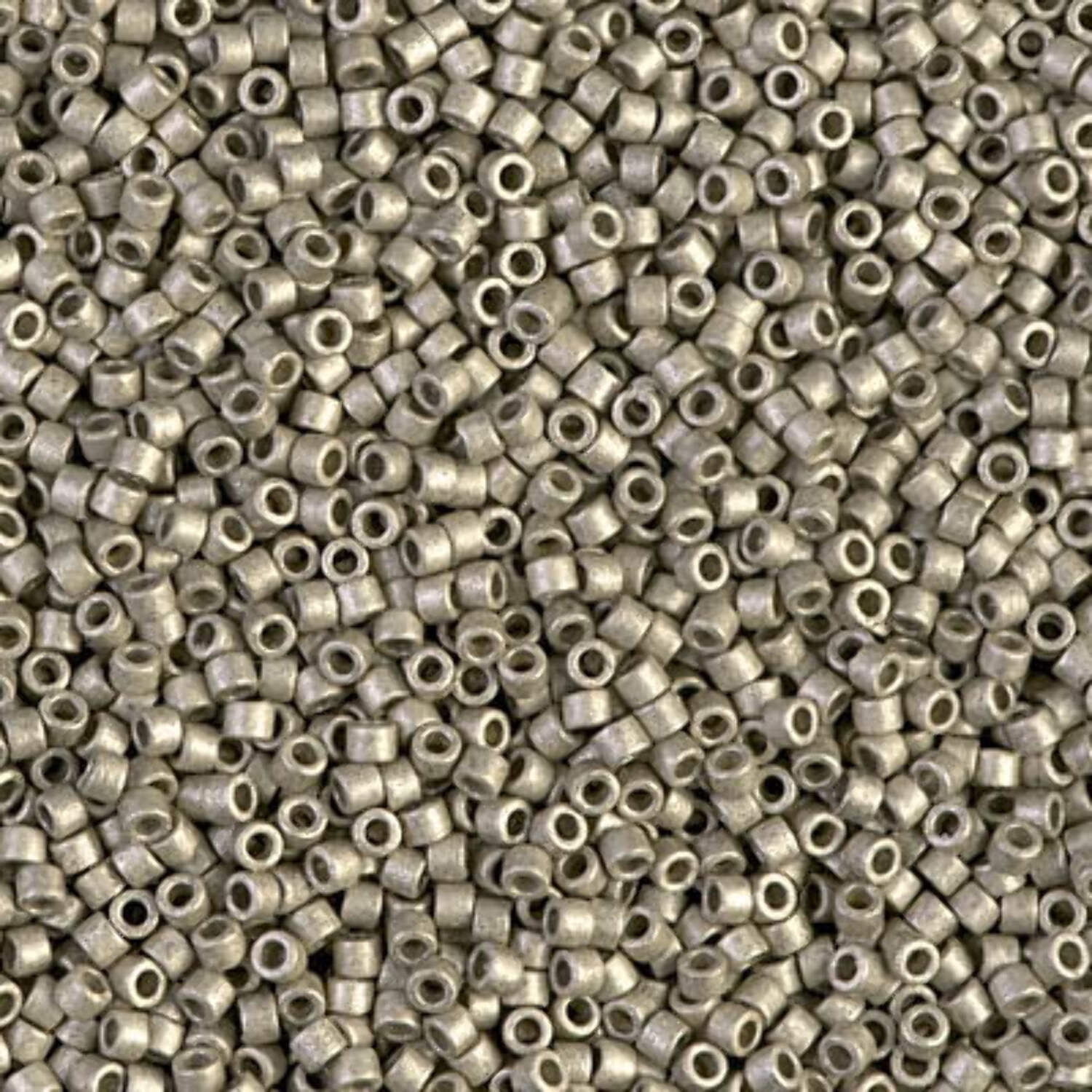 Duracoat Galvanized Matte Light Pewter Miyuki Delica Beads 11/0 DB1851F ...