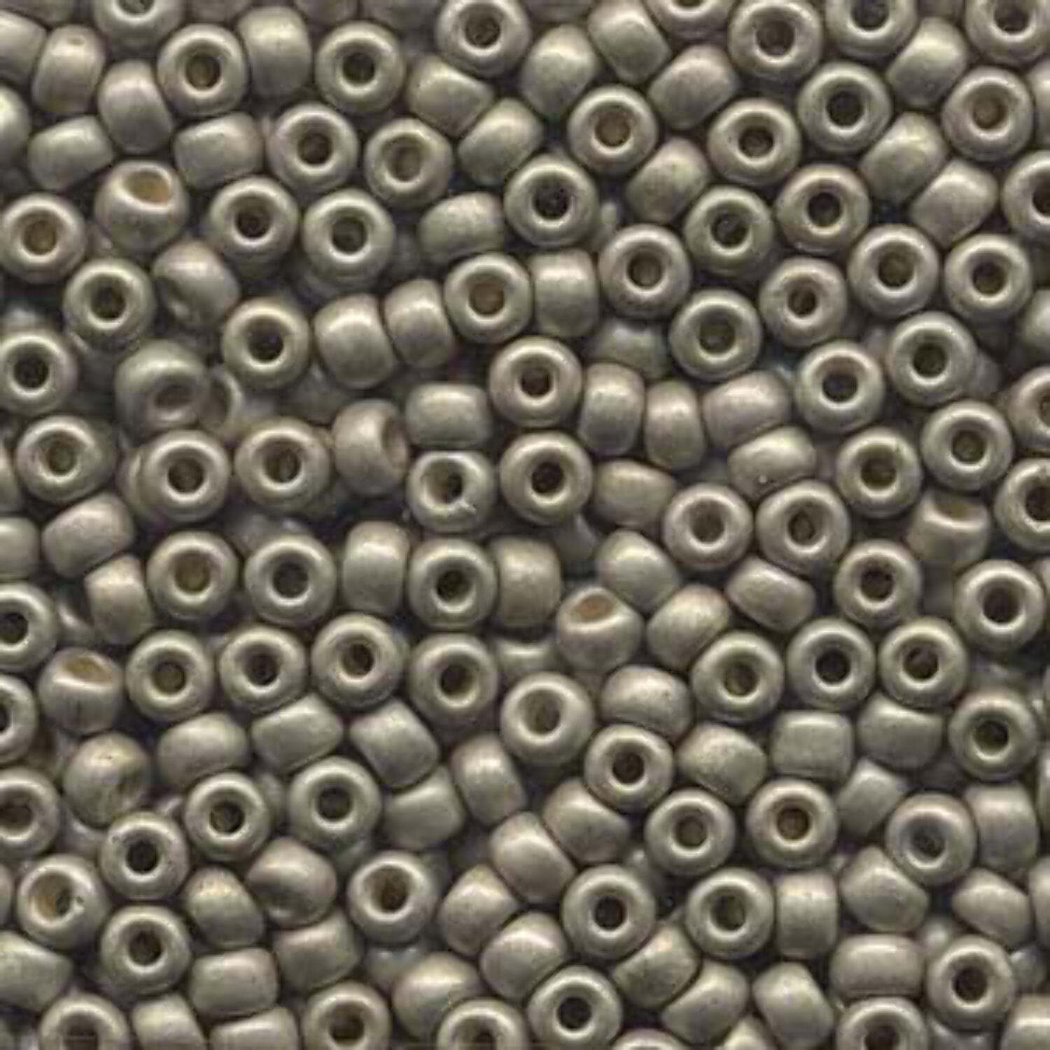 Duracoat Matte Galvanized Light Pewter Miyuki Seed Beads 6/0 6-94221F ...