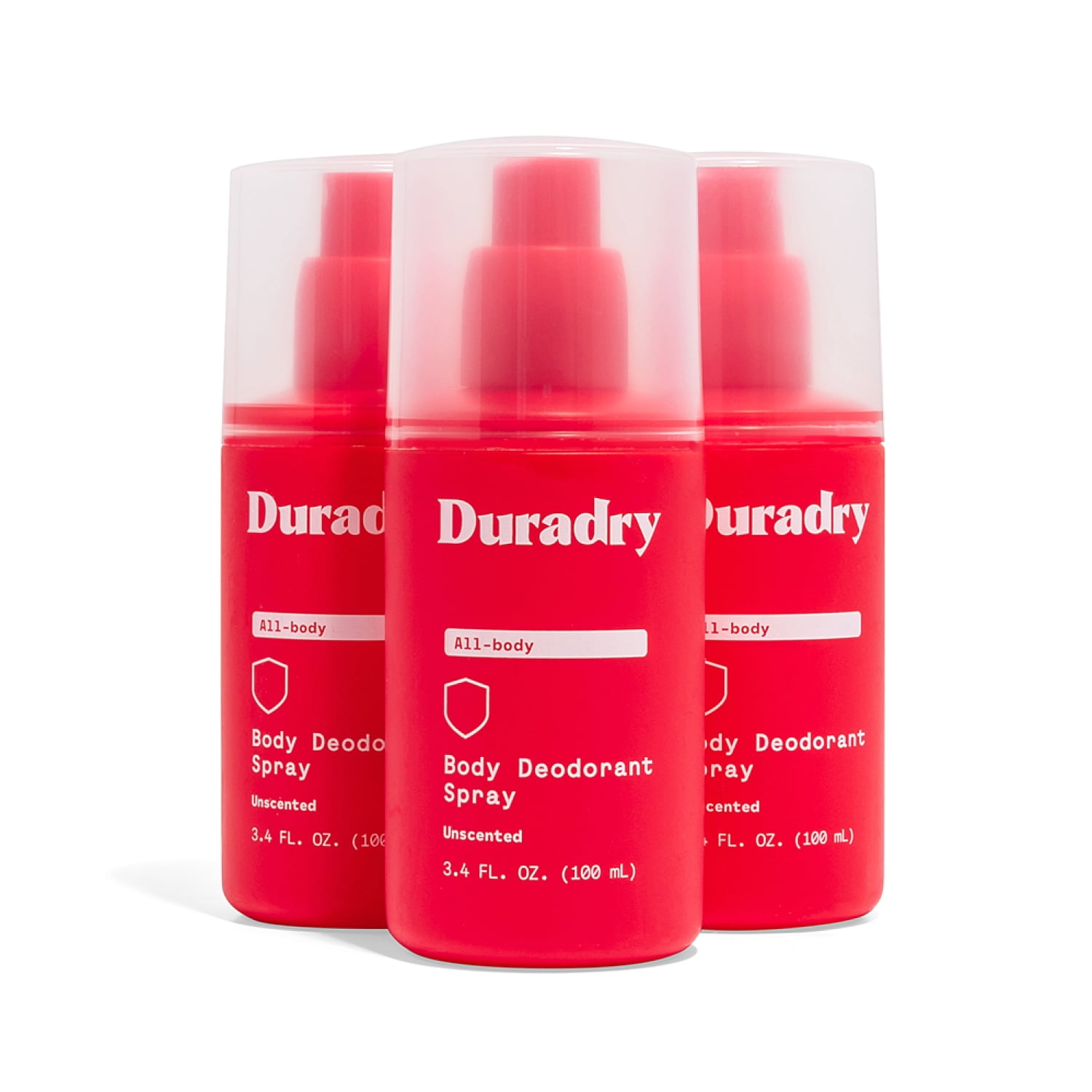 Duradry Natural Deodorant Spray - Aluminum Free, 24-Hour Odor ...