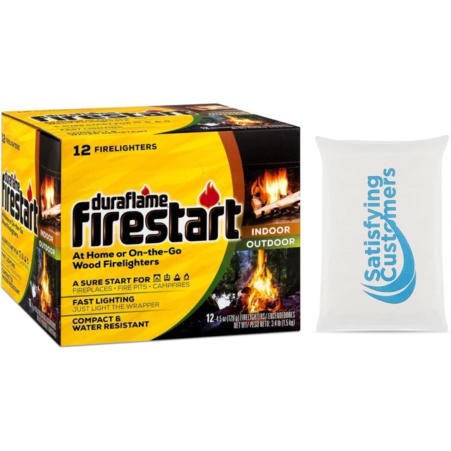 Duraflame Firestart Quick Start Firelighters for Indoor/Outdoor ...