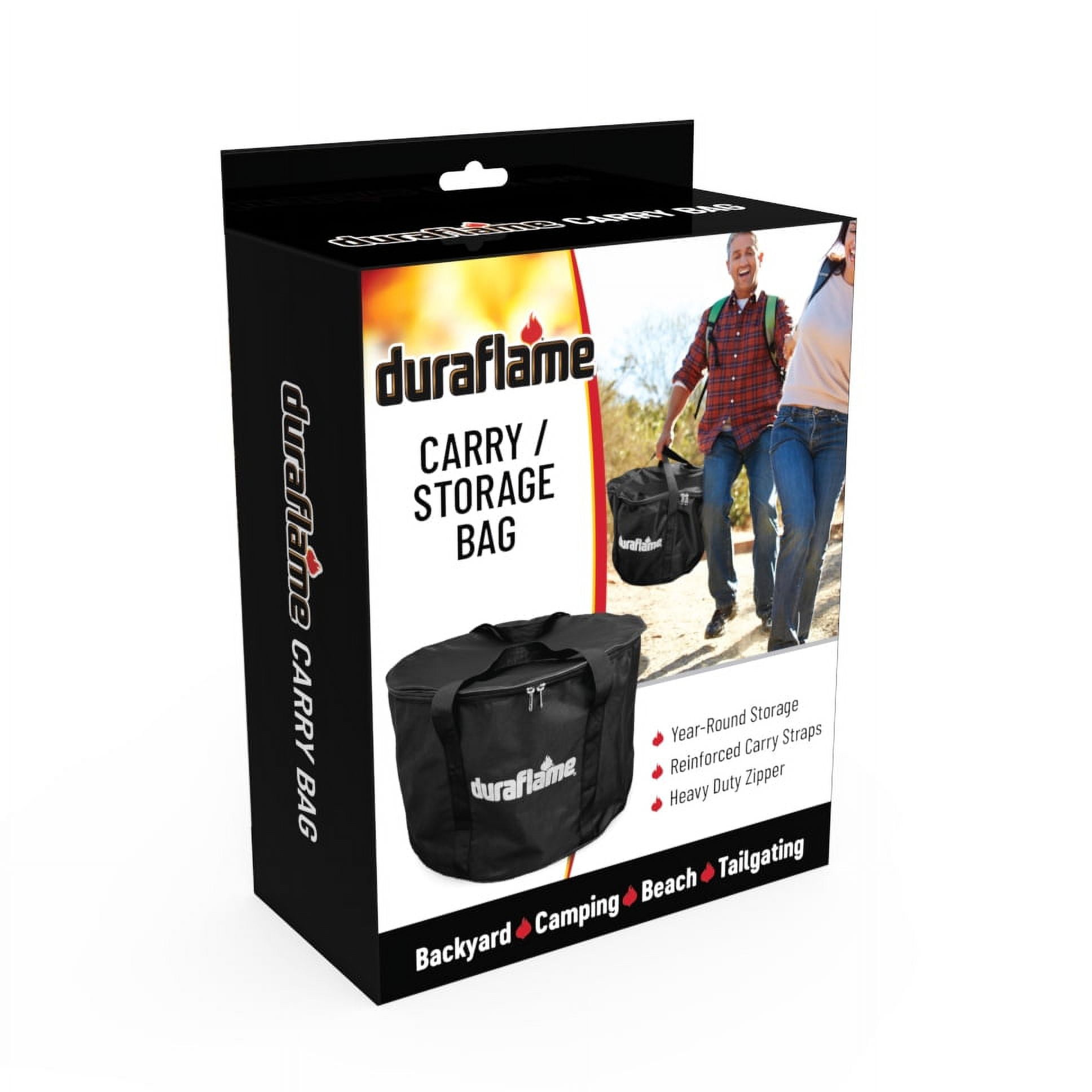 Duraflame® 19" Stainless Steel Low Smoke Firepit with Weather Resistant ...