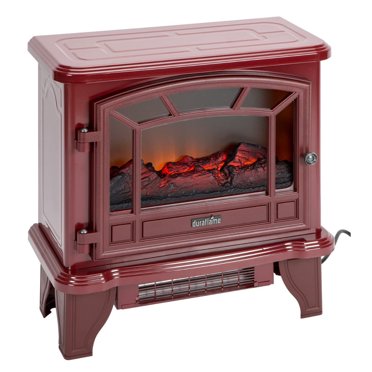 Duraflame 3D Black Infrared Electric Fireplace Stove with Remote ...