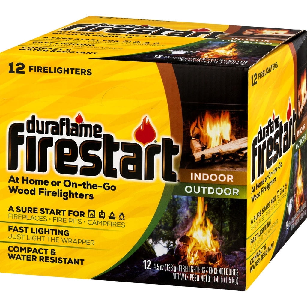 Duraflame Firestart Firelighter, Quick Indoor/Outdoor, 4.5 oz, 12-Count ...