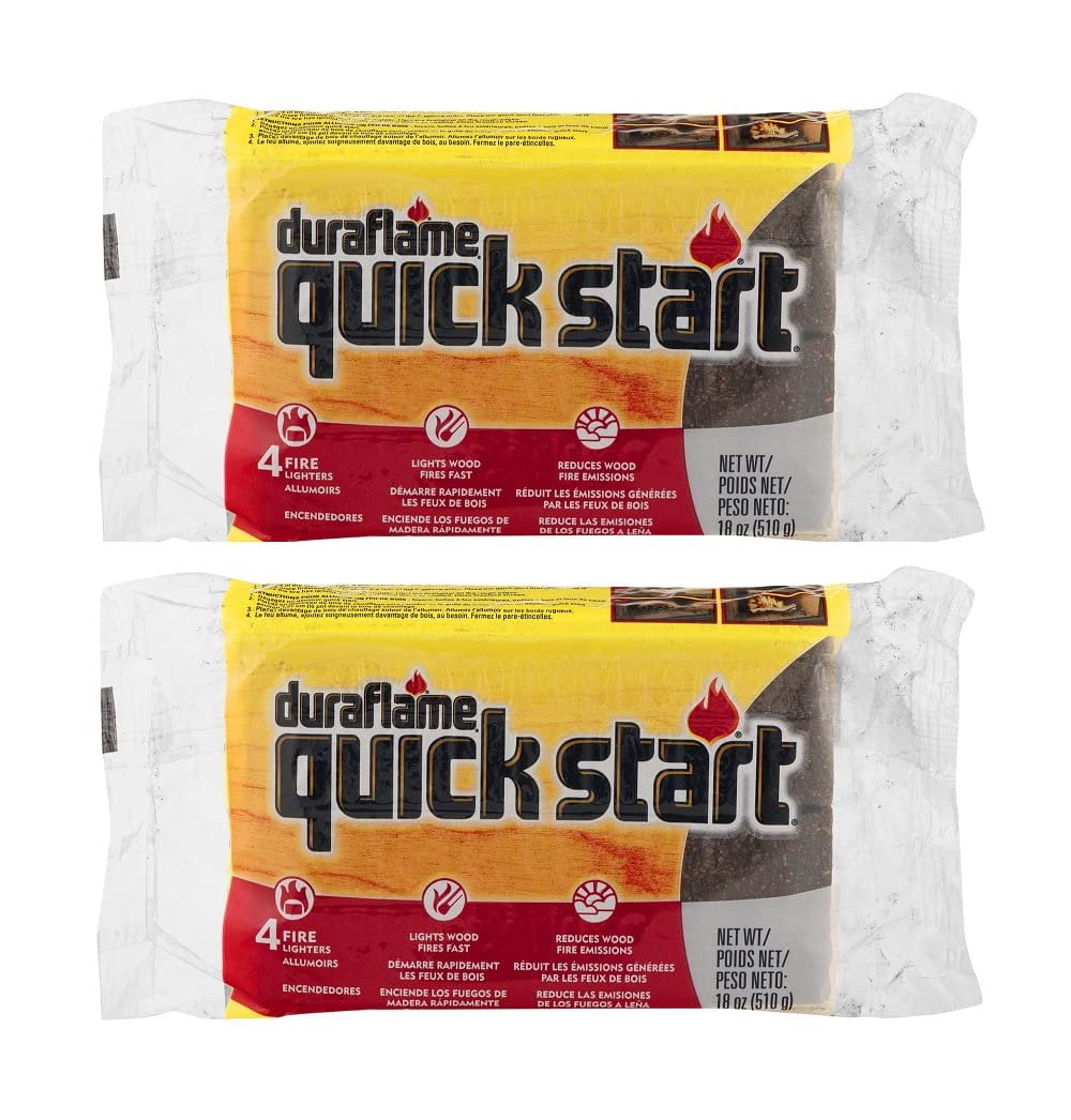 Duraflame Quick Start Firelighters Easy, Fast-Starting Fire Starters ...