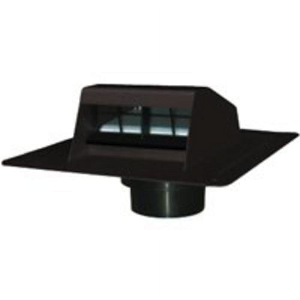 Duraflo 6013BL Roof Dryer Exhaust Vent, Black Hood, Each - Walmart.com