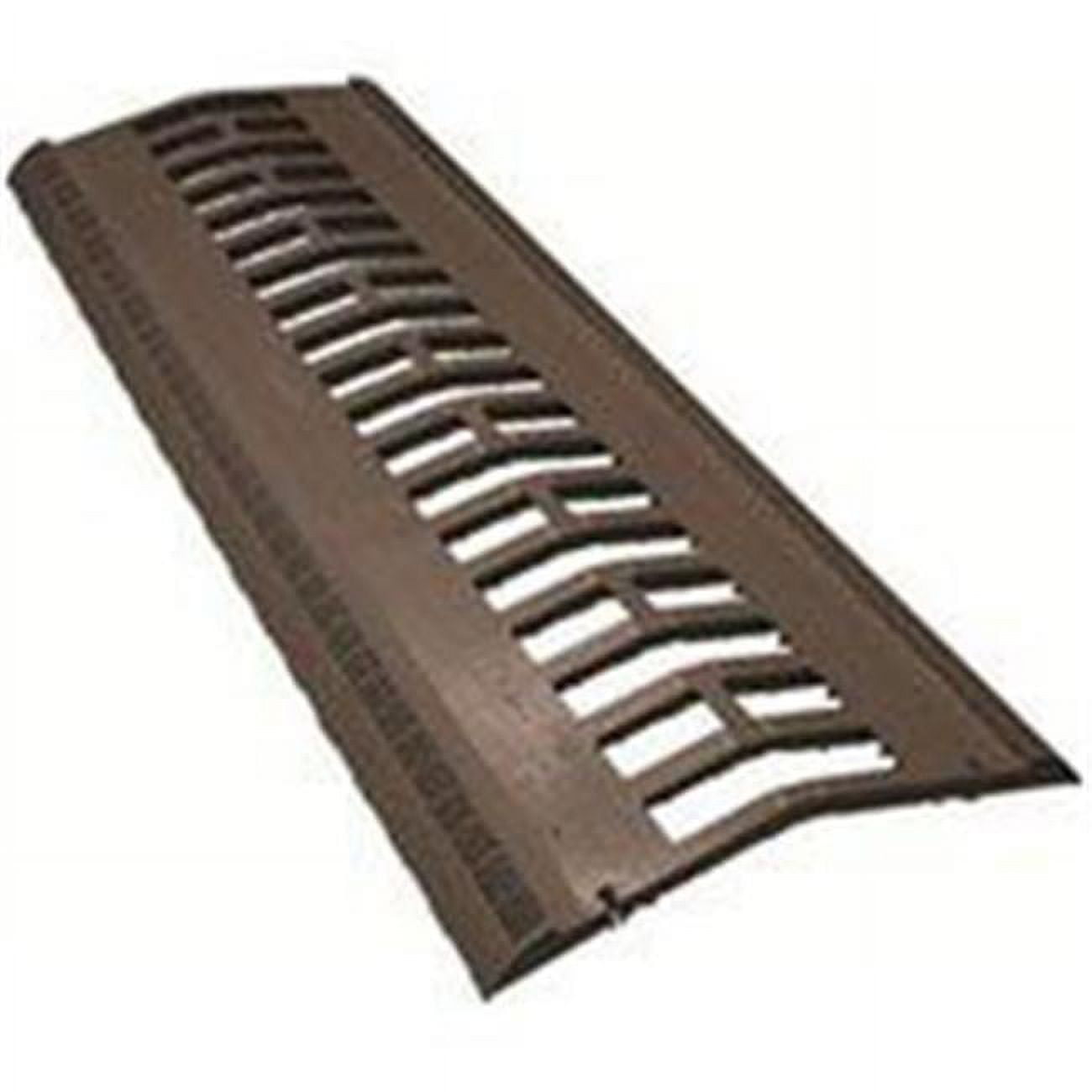 Duraflo 6072METBR Ridge Vent, Polypropylene, Brown - Walmart.com