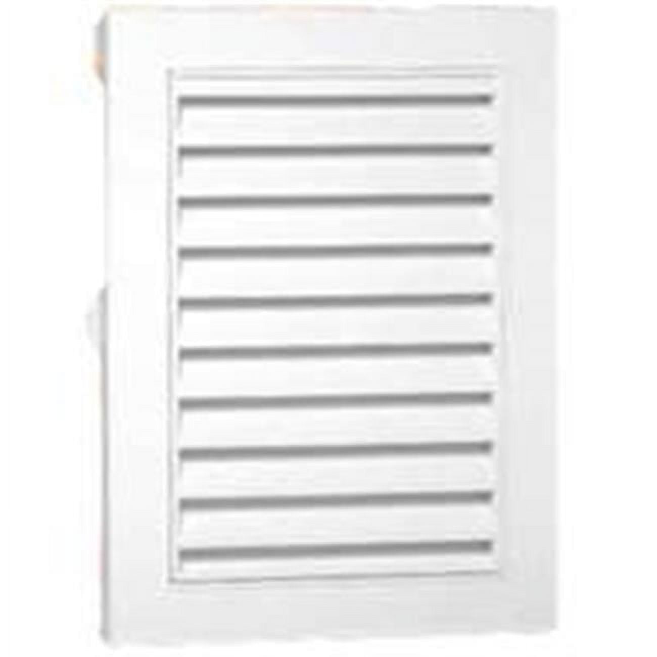 Canplas Duraflo Gable Vent, 22 in x 16.5 in, Polypropylene, White ...