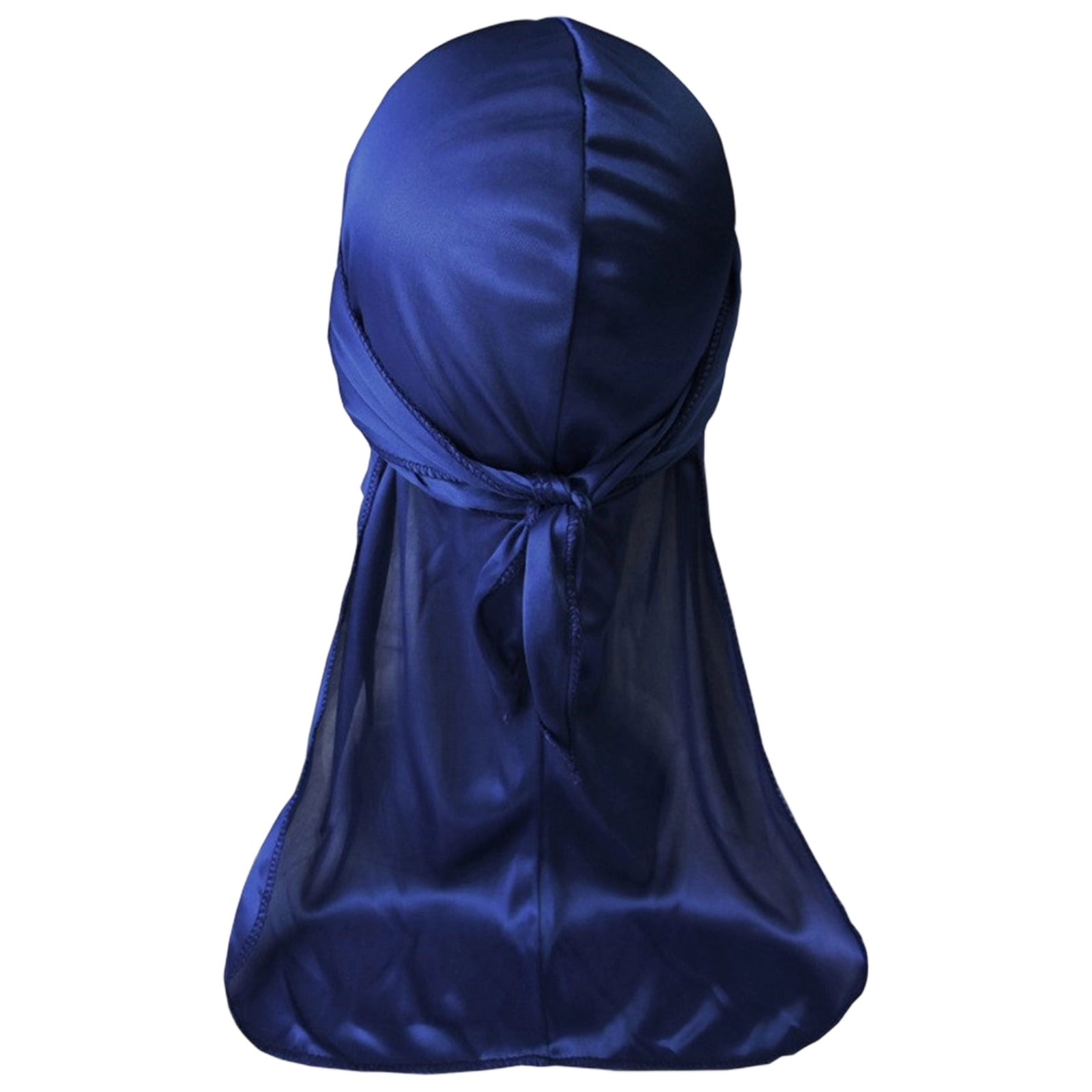 Durag Long Tail Head Wrap Turban Hat for Men Women Breathable Headwrap ...