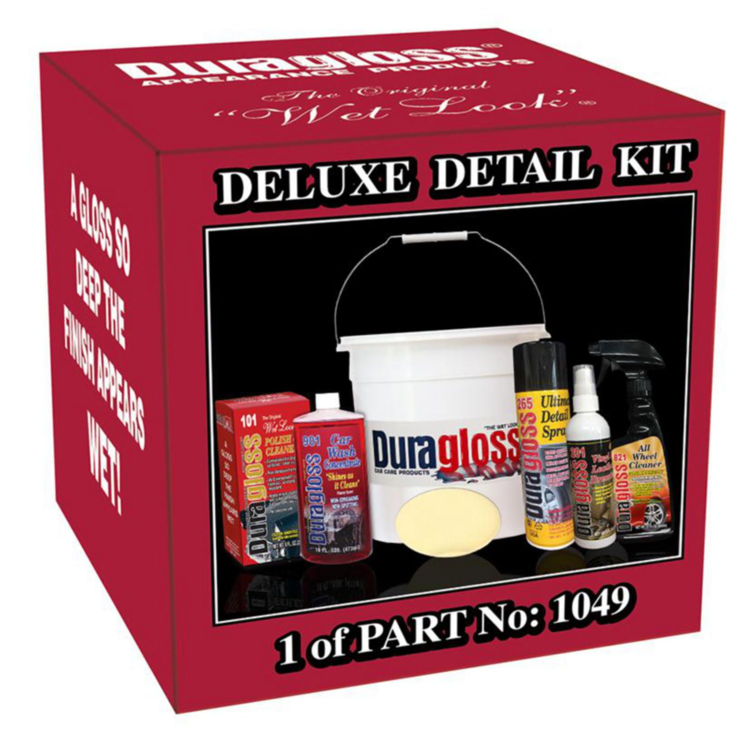 Duragloss Car Care Bucket - Assortment of car care materials, 1 kit ...