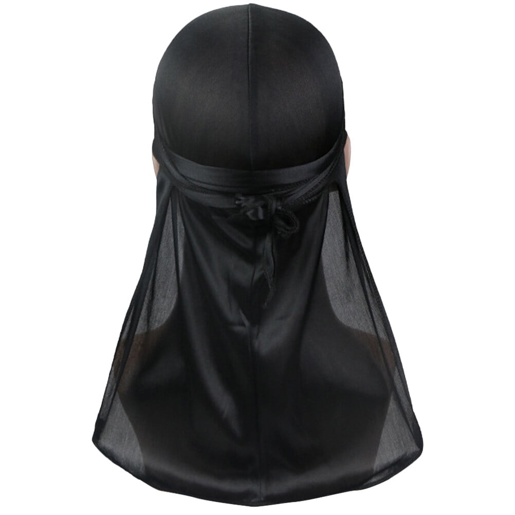 Durags For Men Silk Durag Long Tail Durags Headwraps Satin Elastic