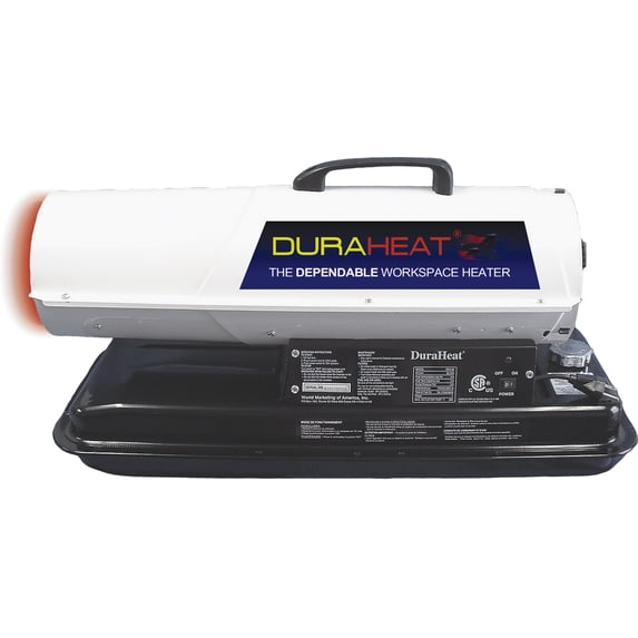 Duraheat World Marketing 70,000-BTU Kerosene Forced Air Heater, DFA-80T ...