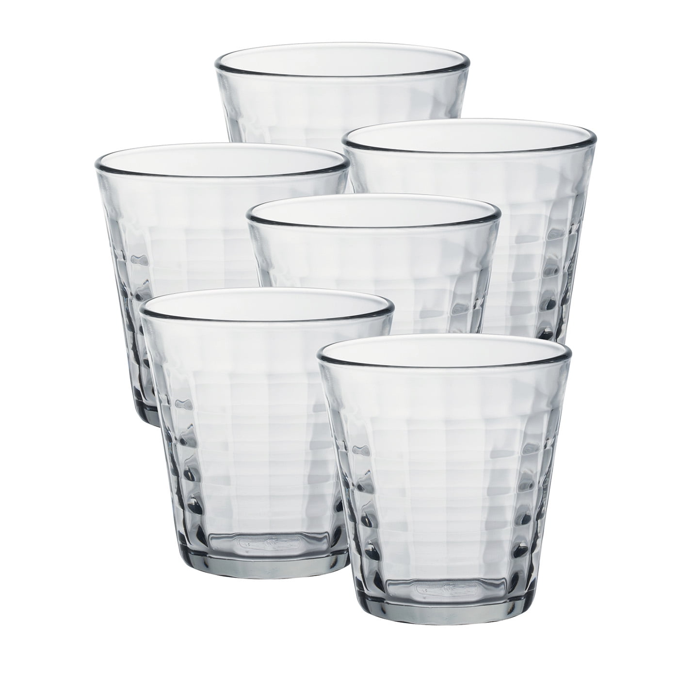 Duralex Prisme Clear Tumbler, Made in France, Set of 6, 9.625 Ounce - Walmart.com