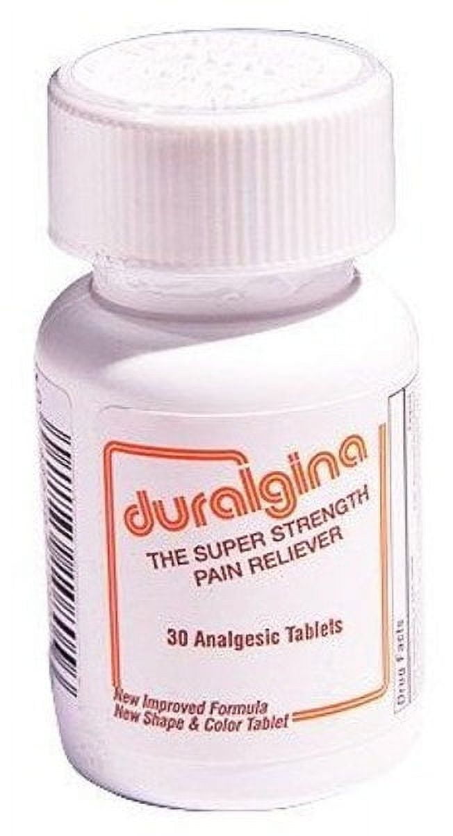 Duralgina Pain Reliever: Acetaminophen 325mg - 30 Tablets For Backache ...