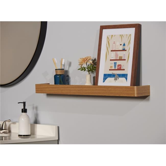 Duraline 2011555 Floating Photo Shelf in Ash Veneer- 32' length ...