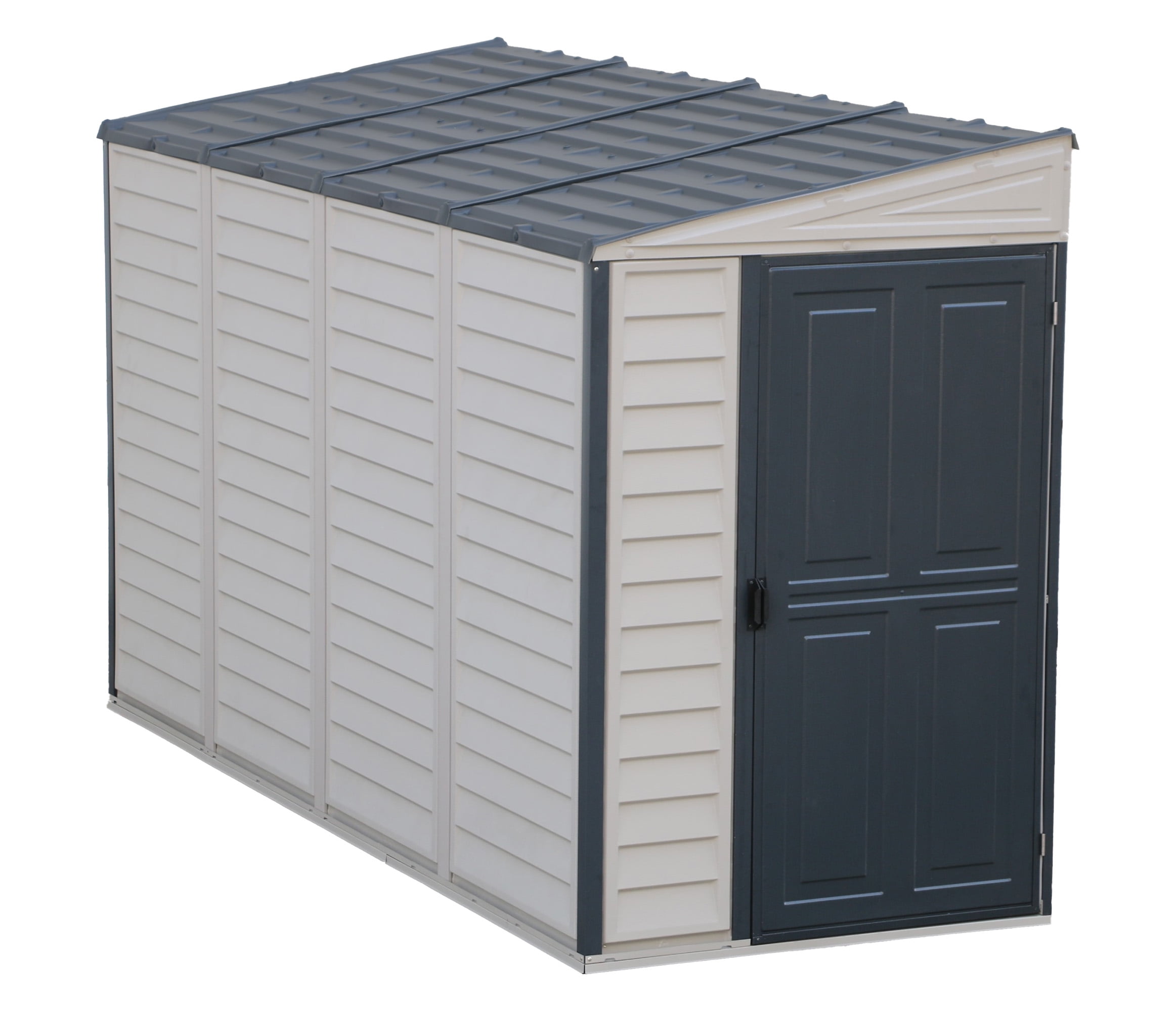 Duramax 4ft x 10ft Sidemate Plus Vinyl Resin Outdoor Storage Shed With Foundation Kit - Walmart.com