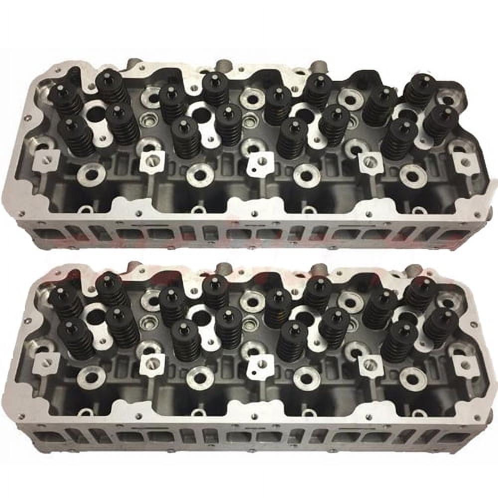 Duramax 6.6L LB7 Complete Pair Cylinder Heads With Valve Train - 2001 ...