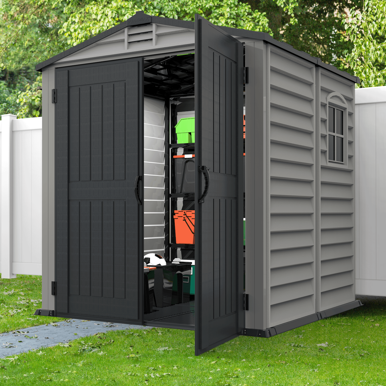Duramax 6x6 StoreMate Plus Vinyl Shed w/floor - Walmart.com