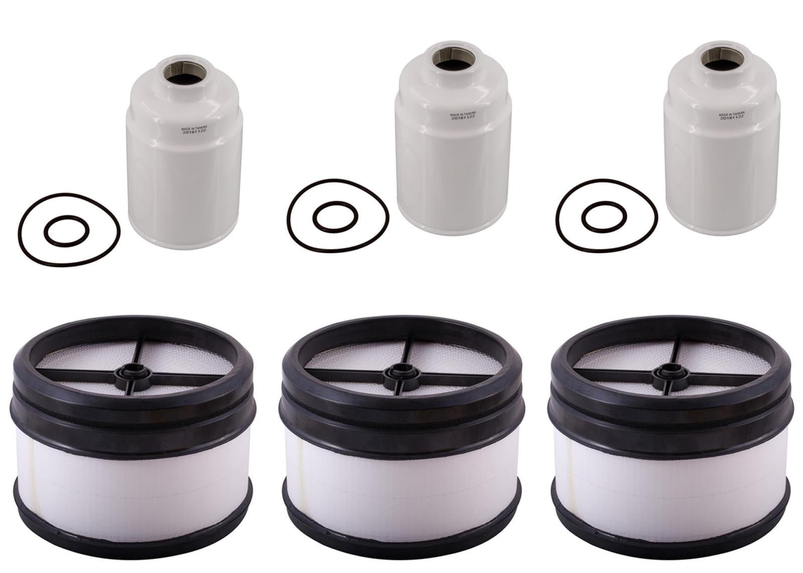 Duramax Diesel Fuel Filter Air Filter for GMC Silverado 06-10 6.6L REF ...