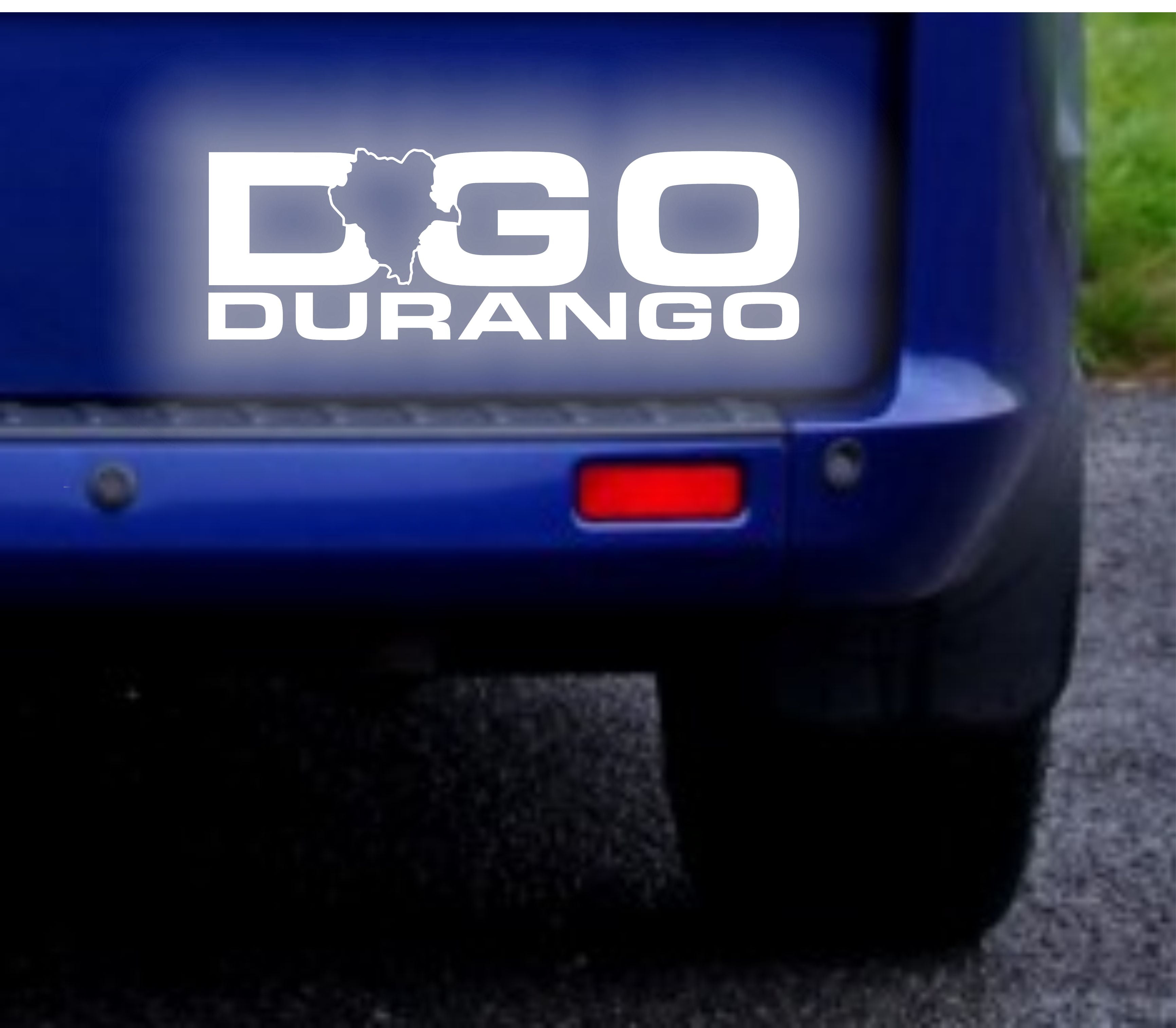 Durango DGO Mexico Reflective Sticker Decal - Walmart.com
