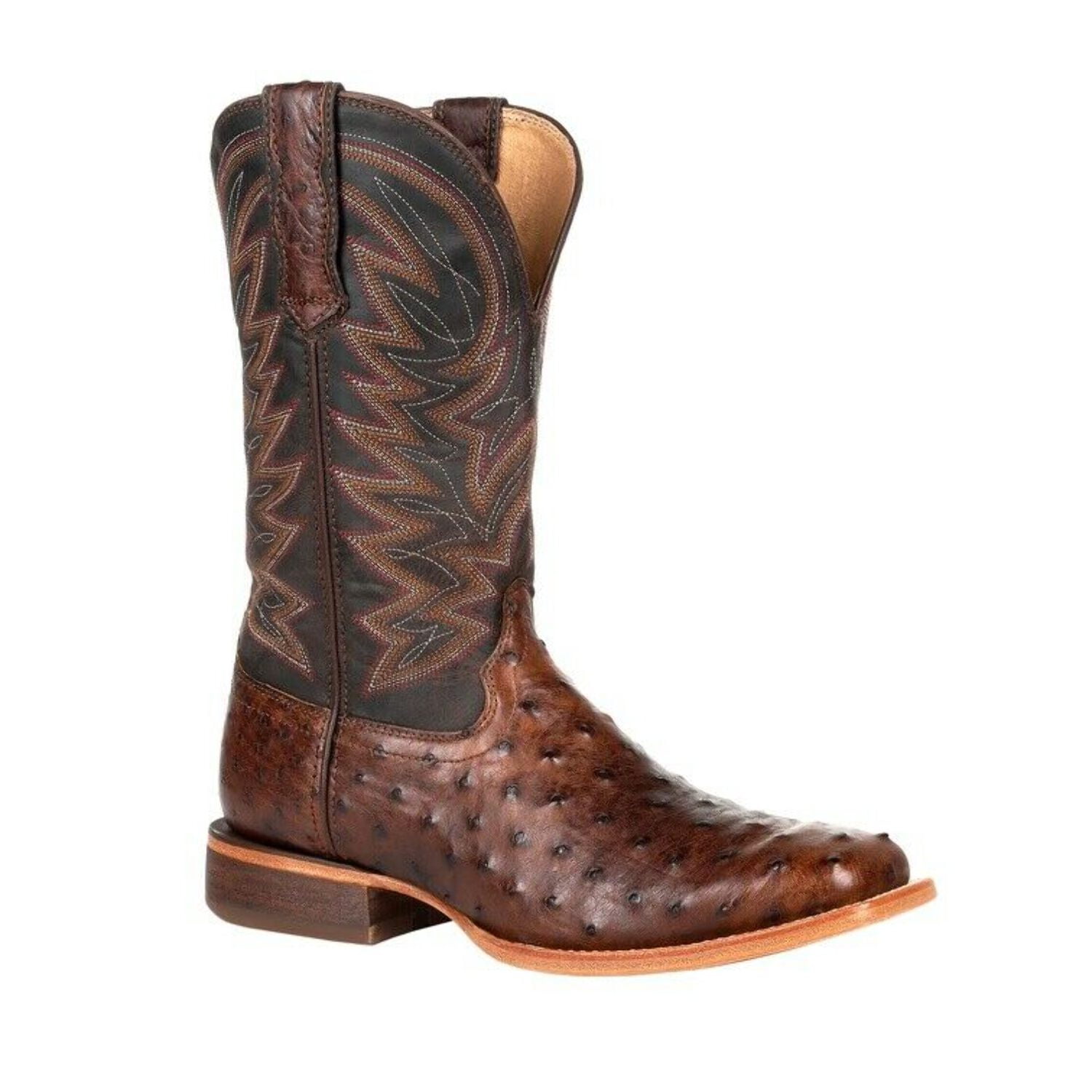 Durango Men's Antiqued Saddle Full-Quill Ostrich Boots DDB0274 ...