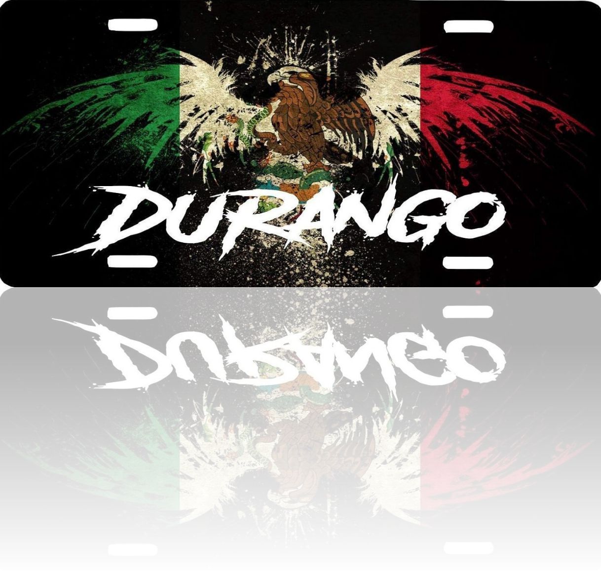 Durango Mexico Aluminum Vanity Novelty License Plate Placa, 6" x 12 ...