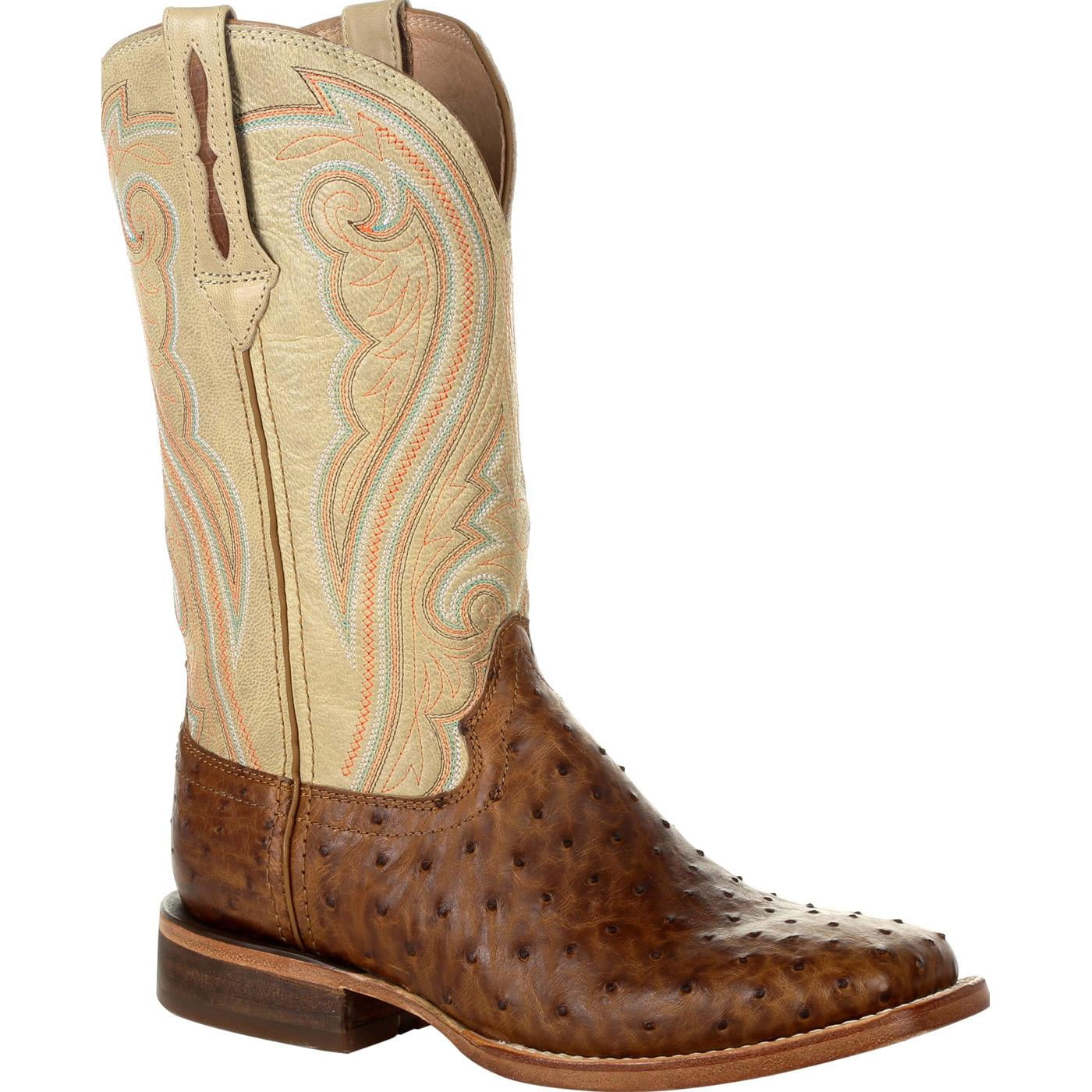 Durango® Premium Exotics™ Women's Full-Quill Ostrich Sunset Wheat ...