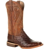 Durango Womens Premium Exotic Full Quill Ostrich Square Toe Dress Boots ...