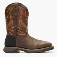 Justin Original Work Boots Men's Stampede Steel Toe Square Toe Boot ...
