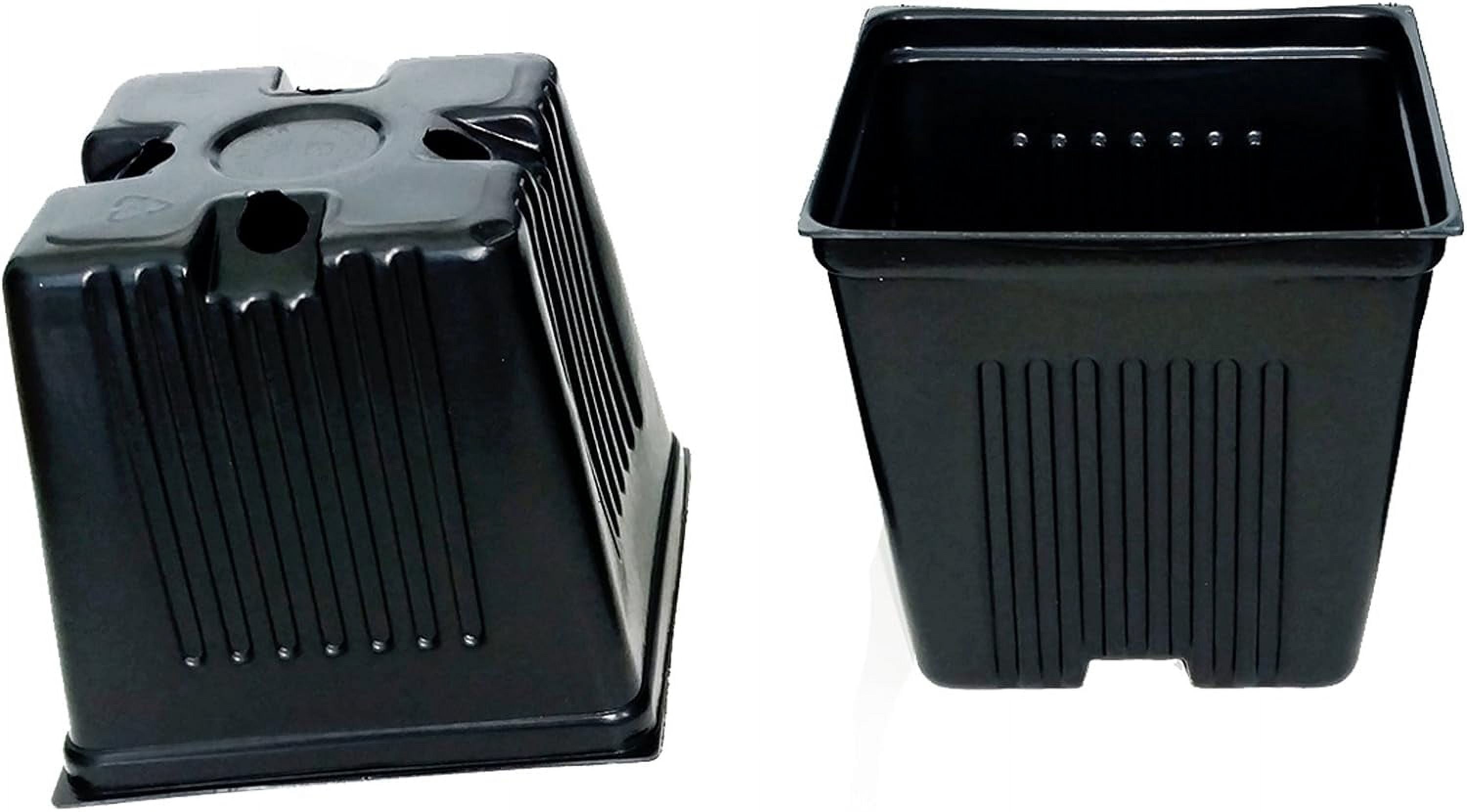 Durapot Square Plastic Nursery Pots, 4" - Qty.150 - Flowers Seed ...
