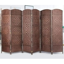 Sorbus 4 Panel Room Divider Tall Privacy Partition Screen Extra Wide ...