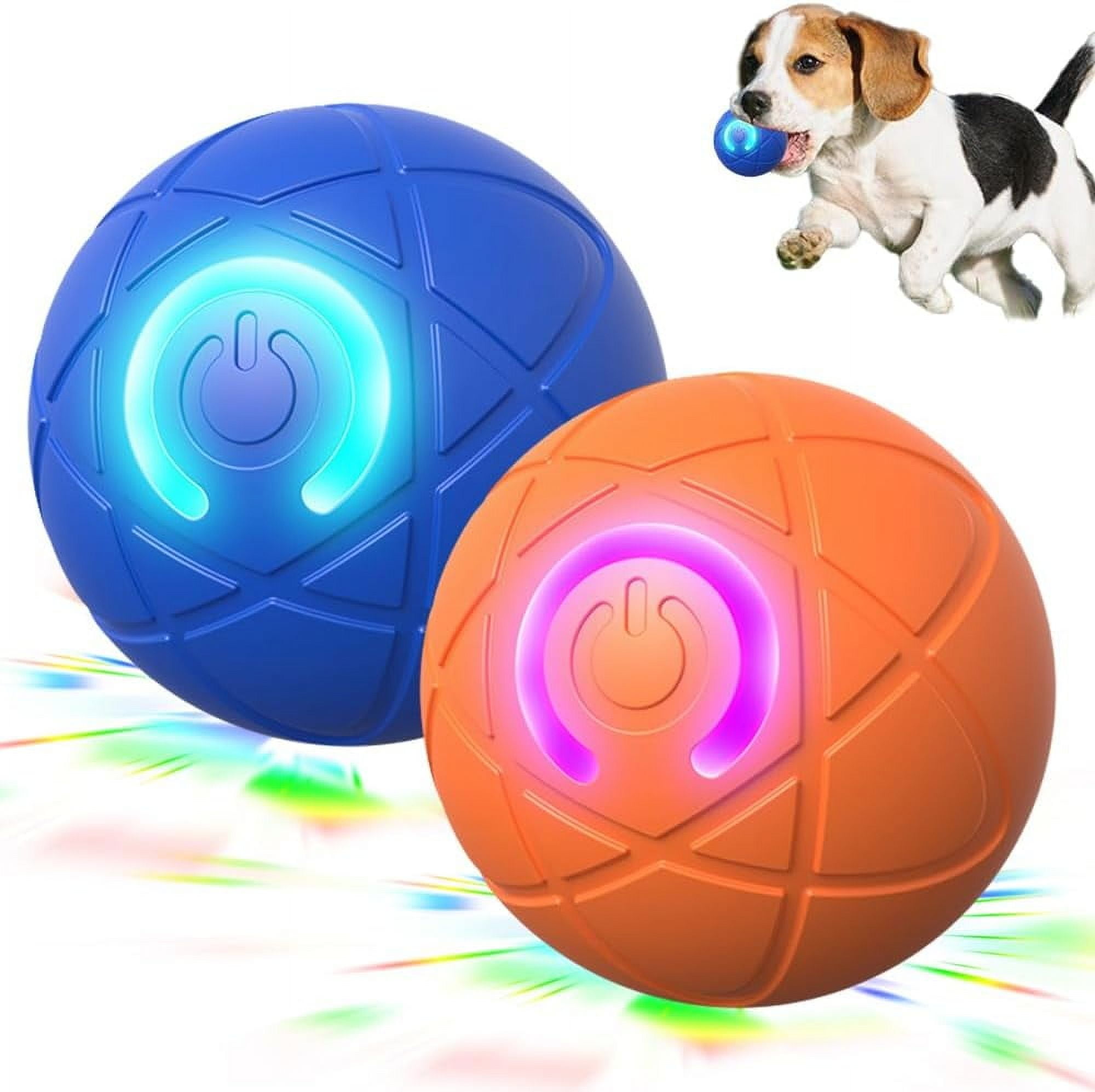 Dog Ball Launcher LED Light Up Dog Ball Toys, Rechargeable Bounce ...