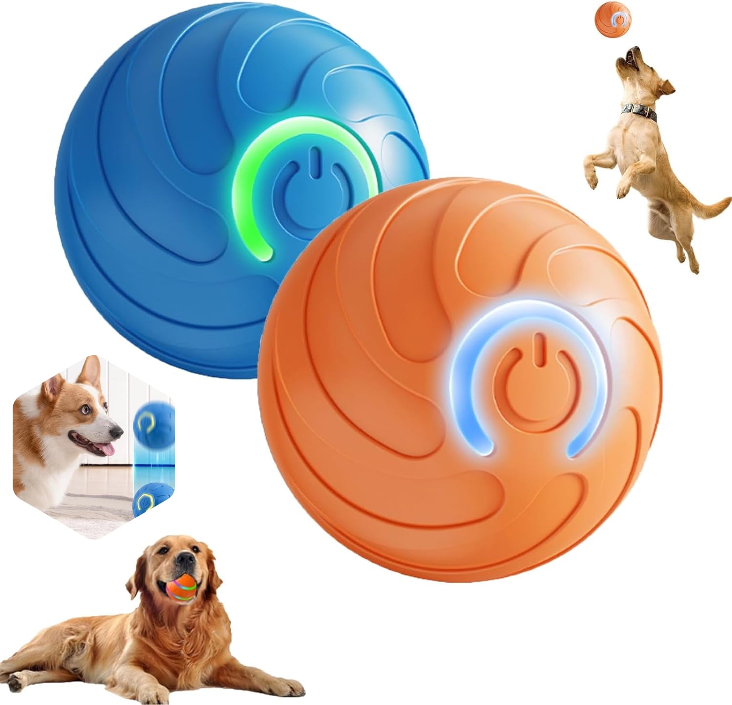 Duraspin Dog Ball, Alizure Dog Ball, Dura Spin Balls for Large Dogs ...