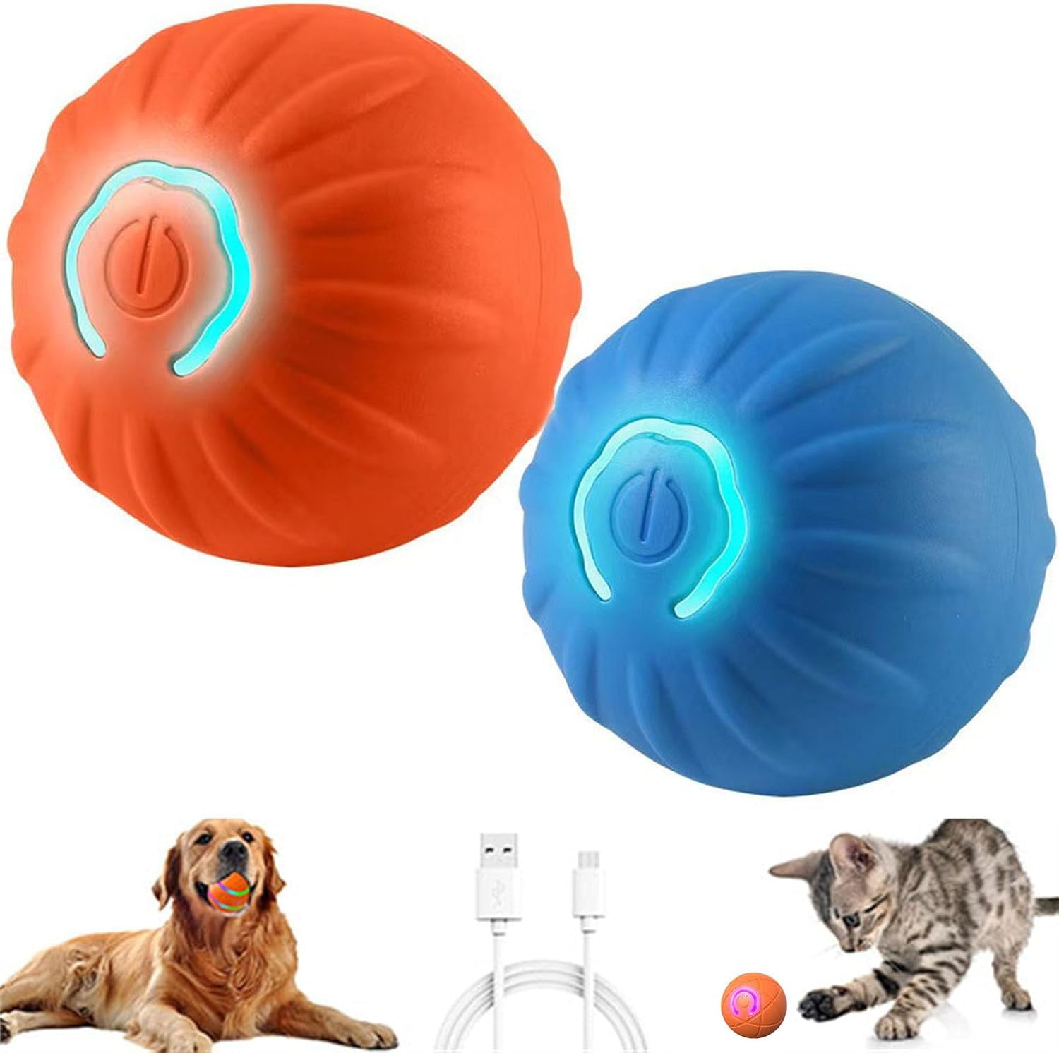 Duraspin Dog Ball, Duraspin Smart Dog Ball, Smart Jumping Ball for Dogs ...