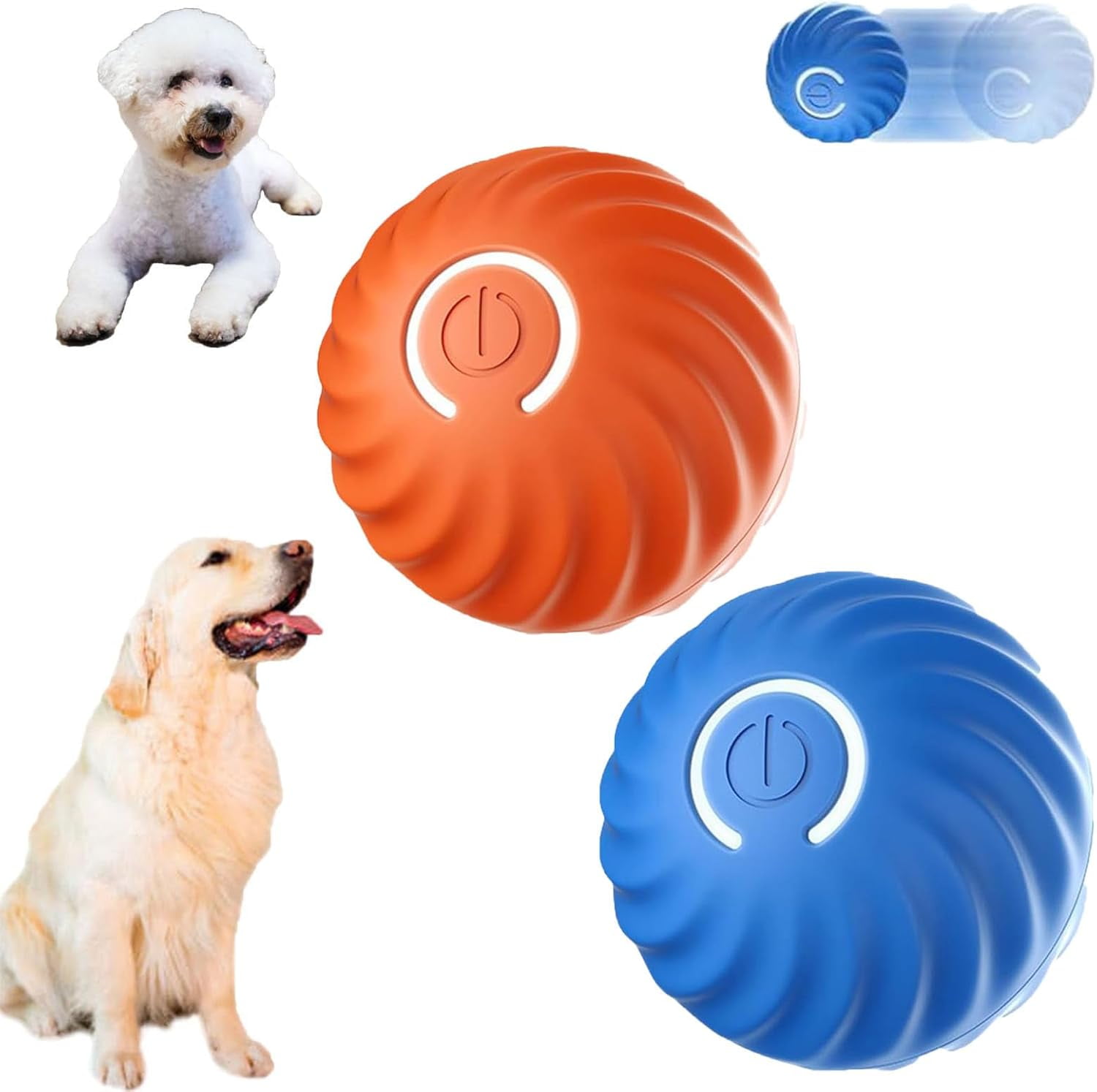 Duraspin Dog Ball, Duraspin Smart Dog Ball, Smart Jumping for Dogs ...