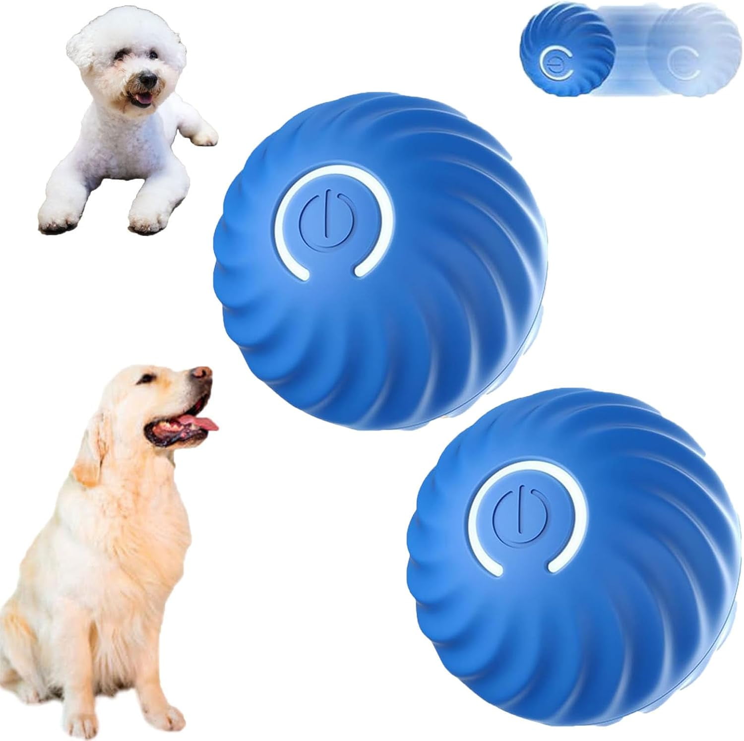 Duraspin Dog Ball, Duraspin Smart Dog Ball, Smart Jumping for Dogs ...